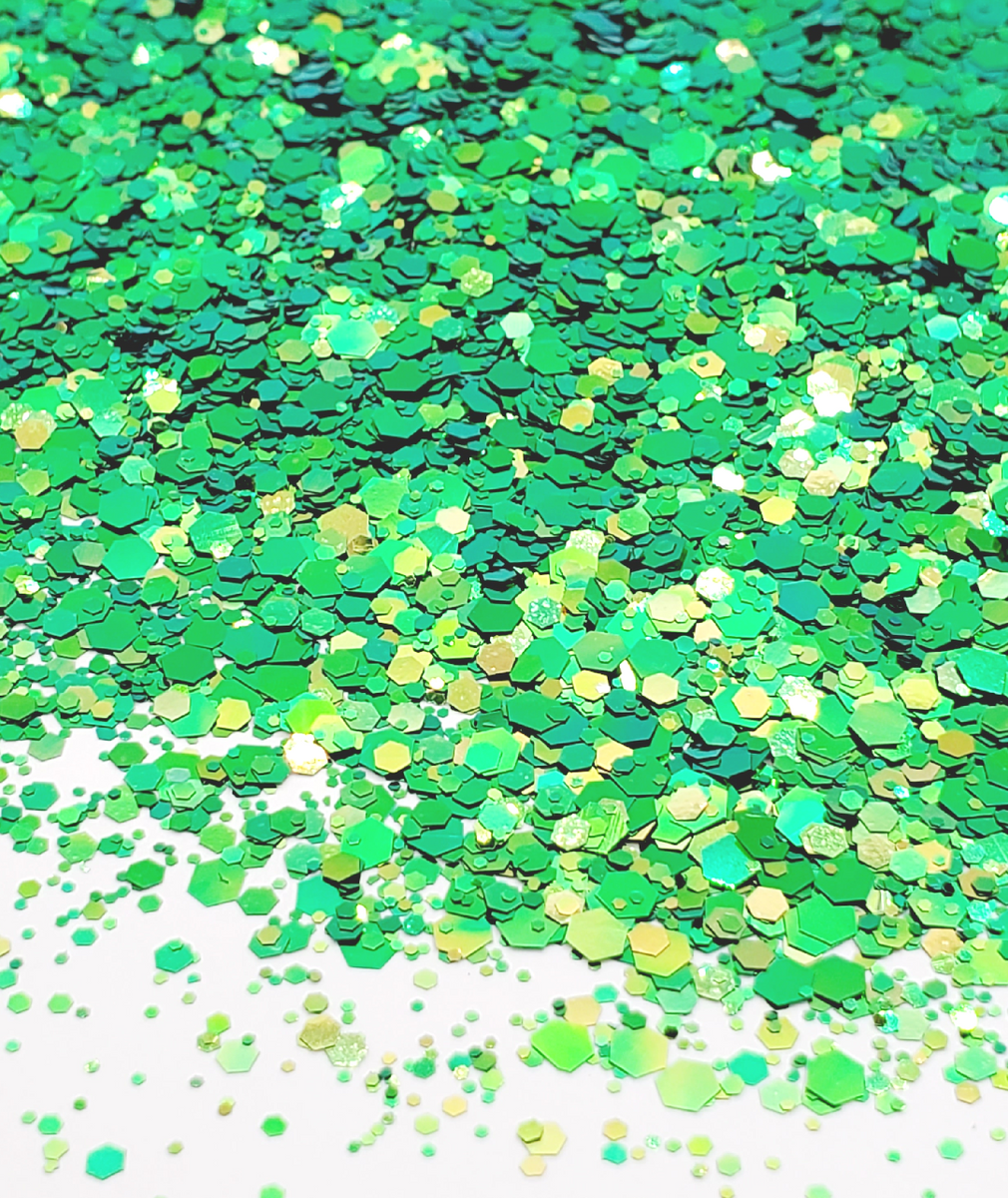 Goblin Snot - Chunky Color Shift Green / Gold – Glitter Goblins