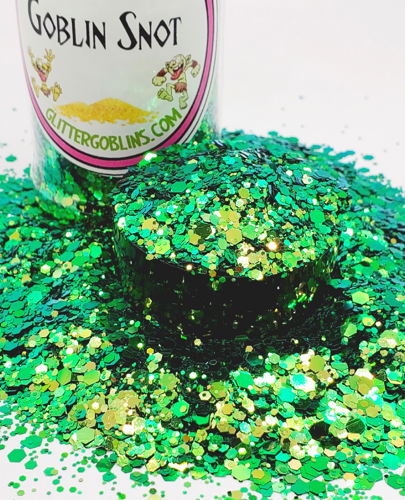 Goblin Snot - Chunky Color Shift Green / Gold – Glitter Goblins