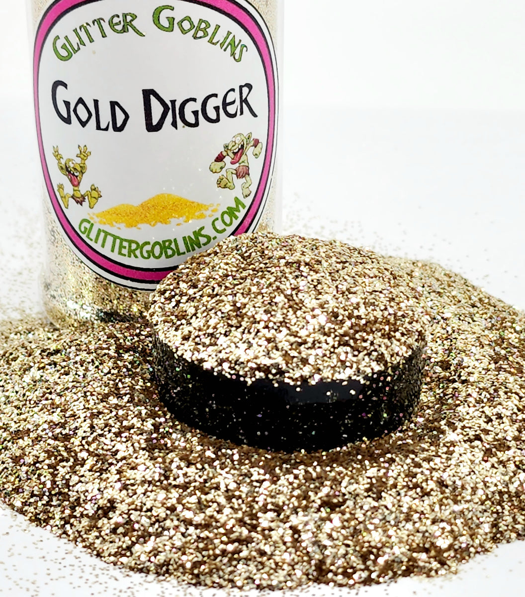 Gold Digger- Fine Light Gold Glitter – Glitter Goblins